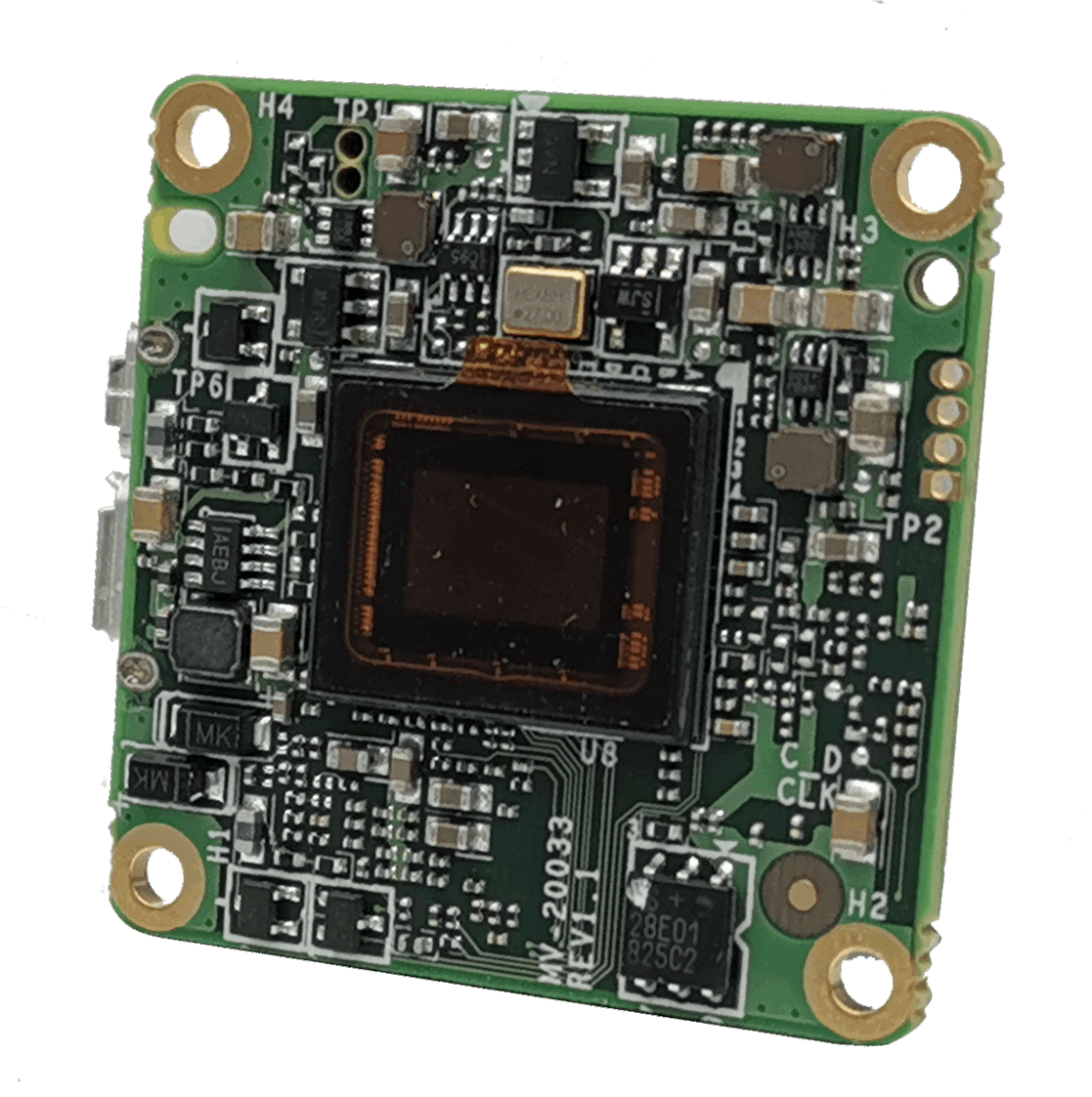 12MP 1/1.7" IMX226 USB3.0 Monochrome M12-Mount Camera